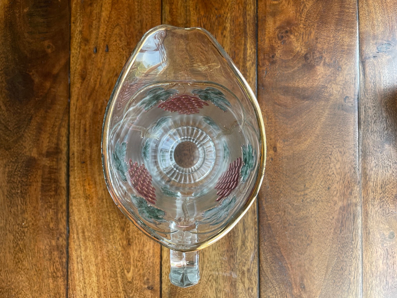 Pressed Glass Pitcher - Etsy