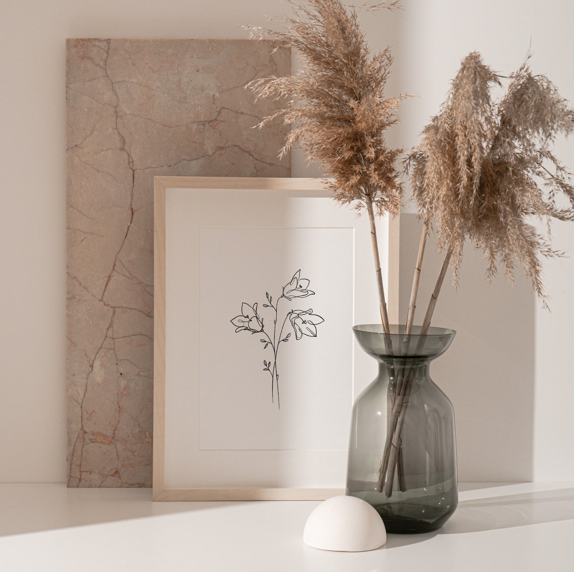 Modern Botanical print art Flower art print Floral Print | Etsy