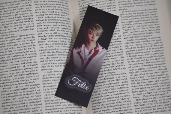 Stray Kids Felix Bookmark | Etsy