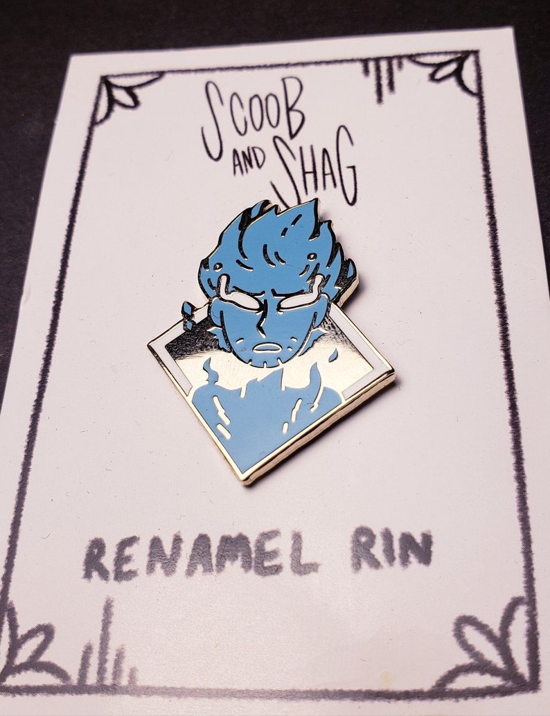 Cyan Shag Enamel Pin - Etsy