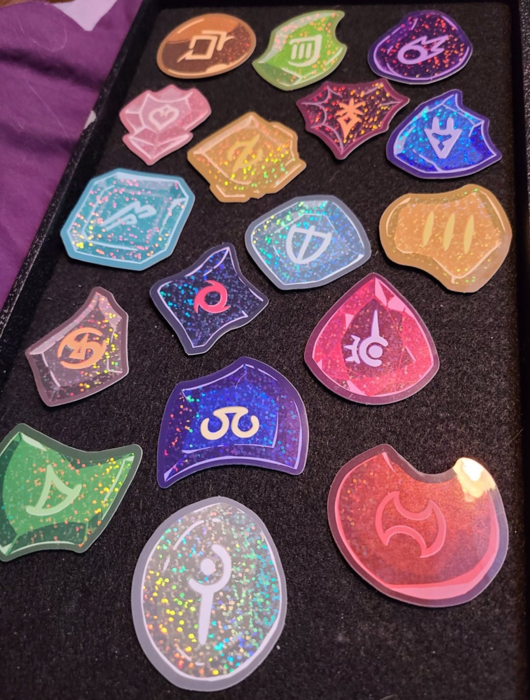 FFXIV Job Stone Glitter Stickers - Etsy