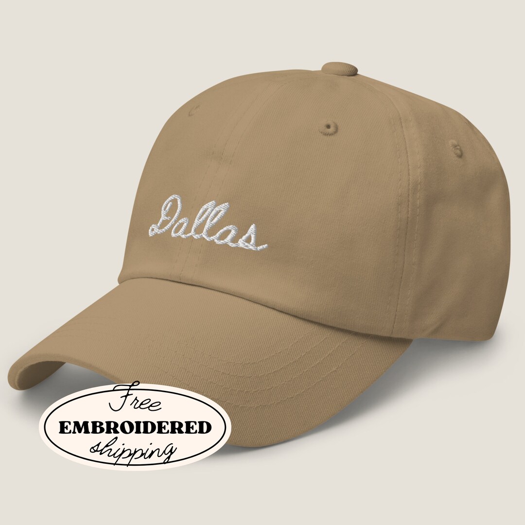 Aesthetic Dad Hat Dallas Cute Dad Hat for Her Embroidered - Etsy