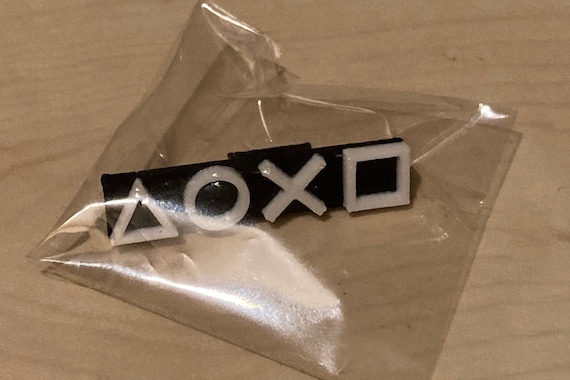 Playstation 5 USB Port Cover Symbols Logo white | Etsy