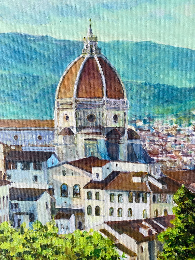 Original Acrylic Painting on Canvas Florence - Etsy