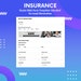 Insurance Website Canva Template With Customizable Quote Form - Etsy