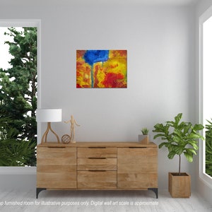 Climate Change Global Warming. Impressionist Modern Abstract. Acrylic ...