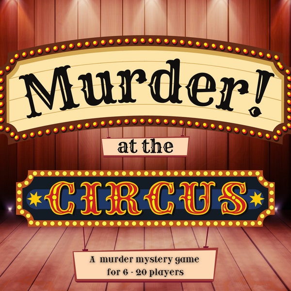 Murder at the Circus - Etsy