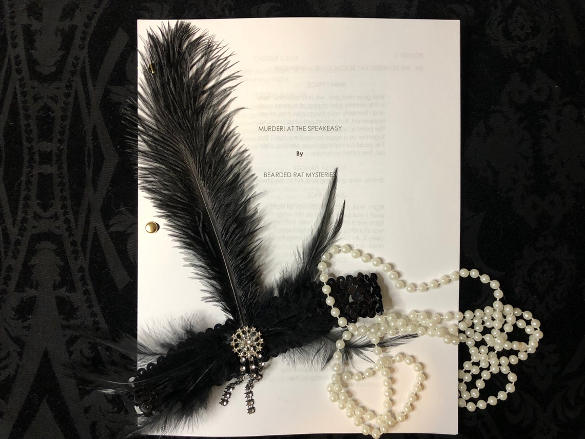 Murder at the Speakeasy A Murder Mystery Game for 6-20 - Etsy