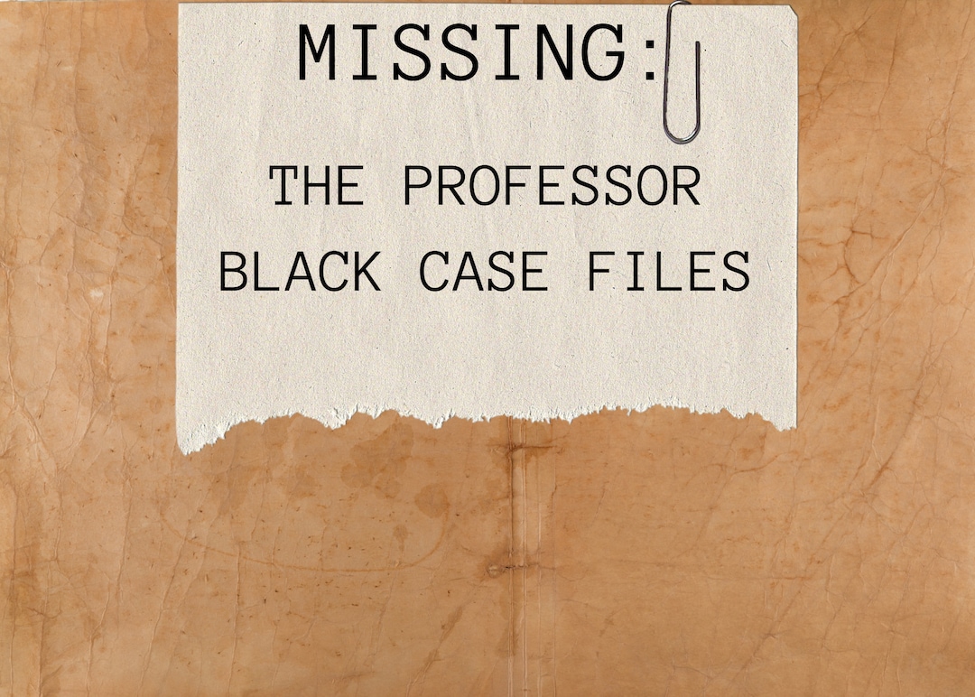 Professor Black Missing Person Puzzle Game: Printable Cold Case Mystery ...