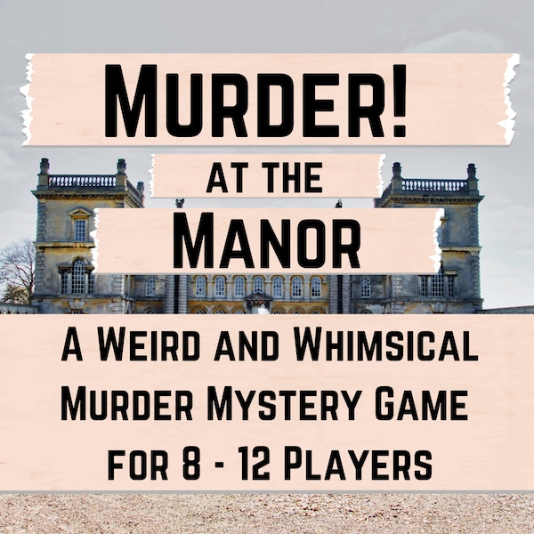 Murder Mystery - Etsy
