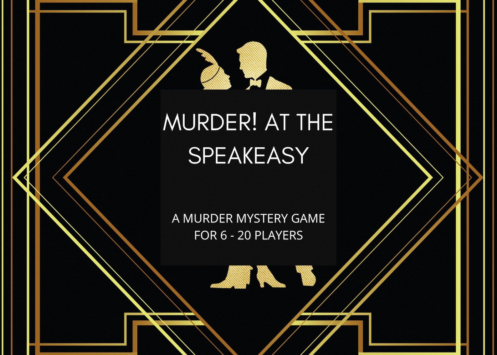 Murder! at the Speakeasy A Murder Mystery Game for 6-20 Players - Etsy