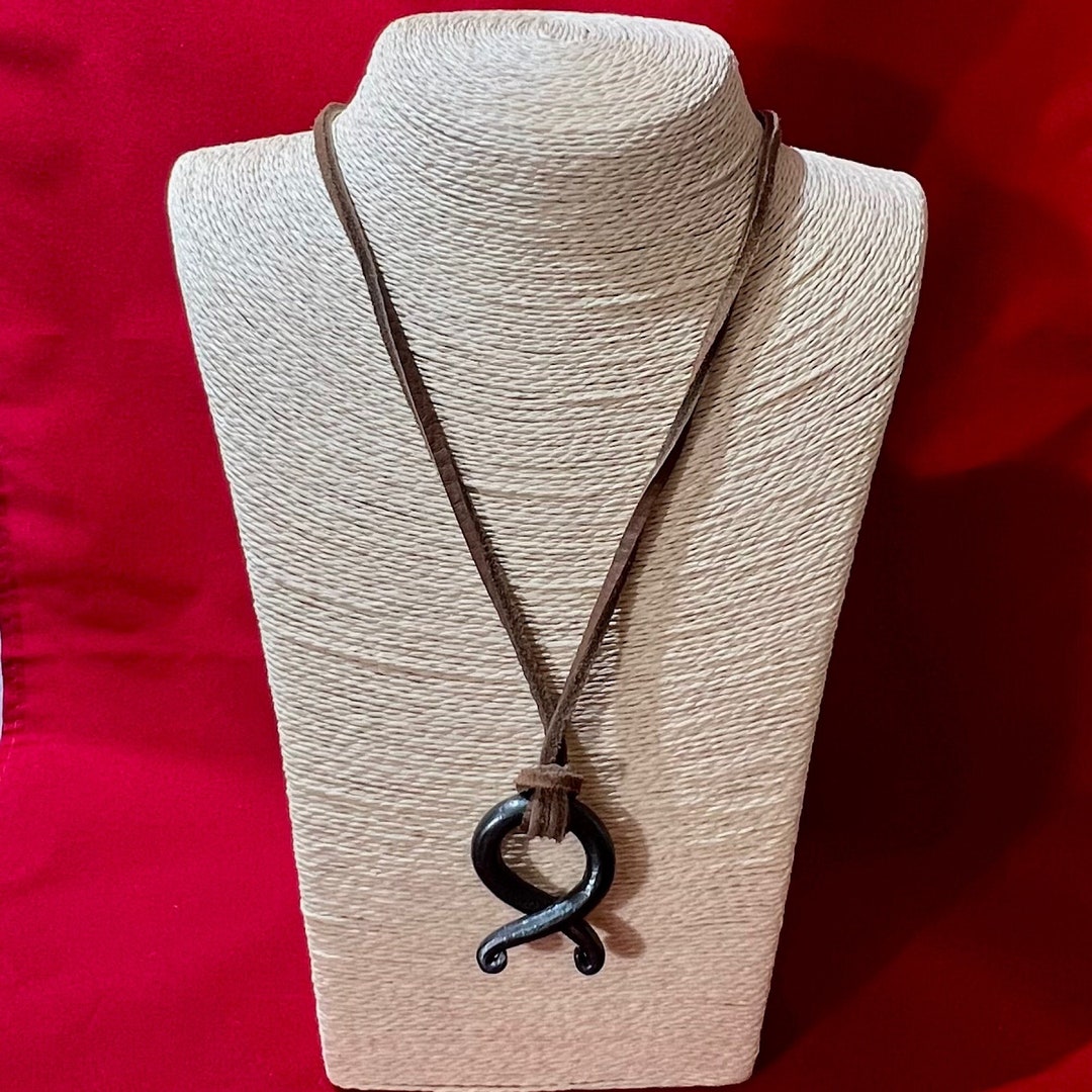 Hand Forged Large Troll Cross Amulet Recycled Metal Troll Cross Amulet ...