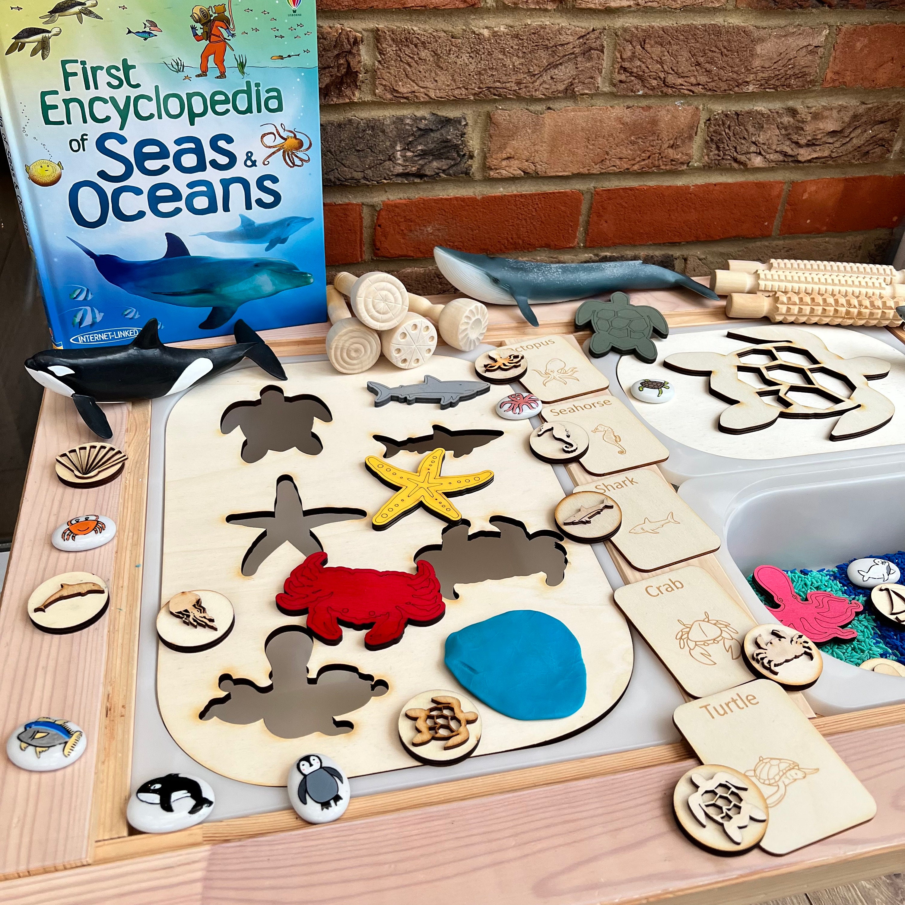 Under the Sea Sensory Play Set Up Montessori Learning Wooden - Etsy UK