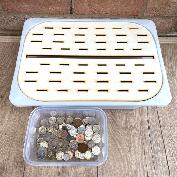 Coin / Money Trofast Lid Toppers Activity Tray Toppers Ikea | Etsy UK