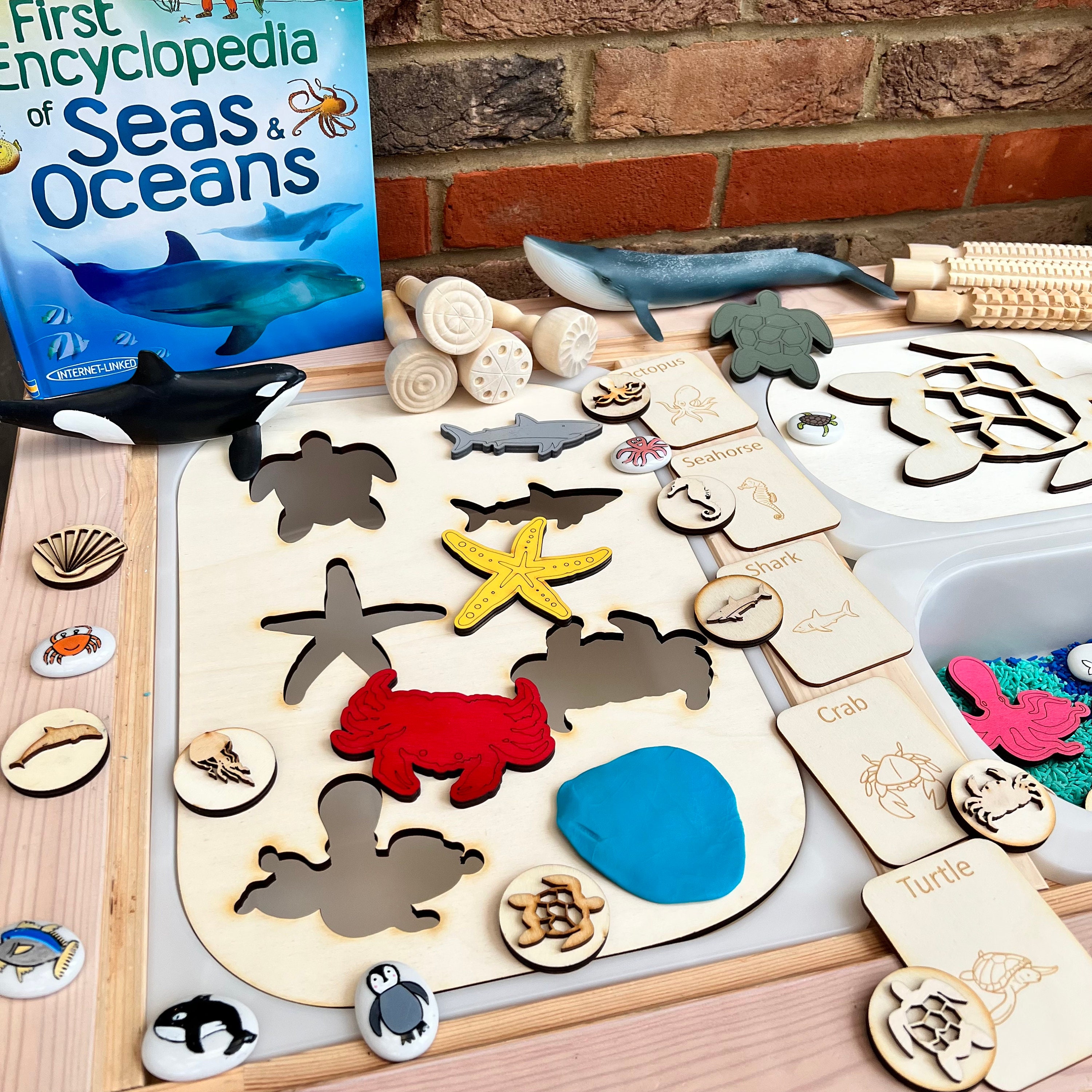 Under the Sea Sensory Play Set Up Montessori Learning Wooden - Etsy UK