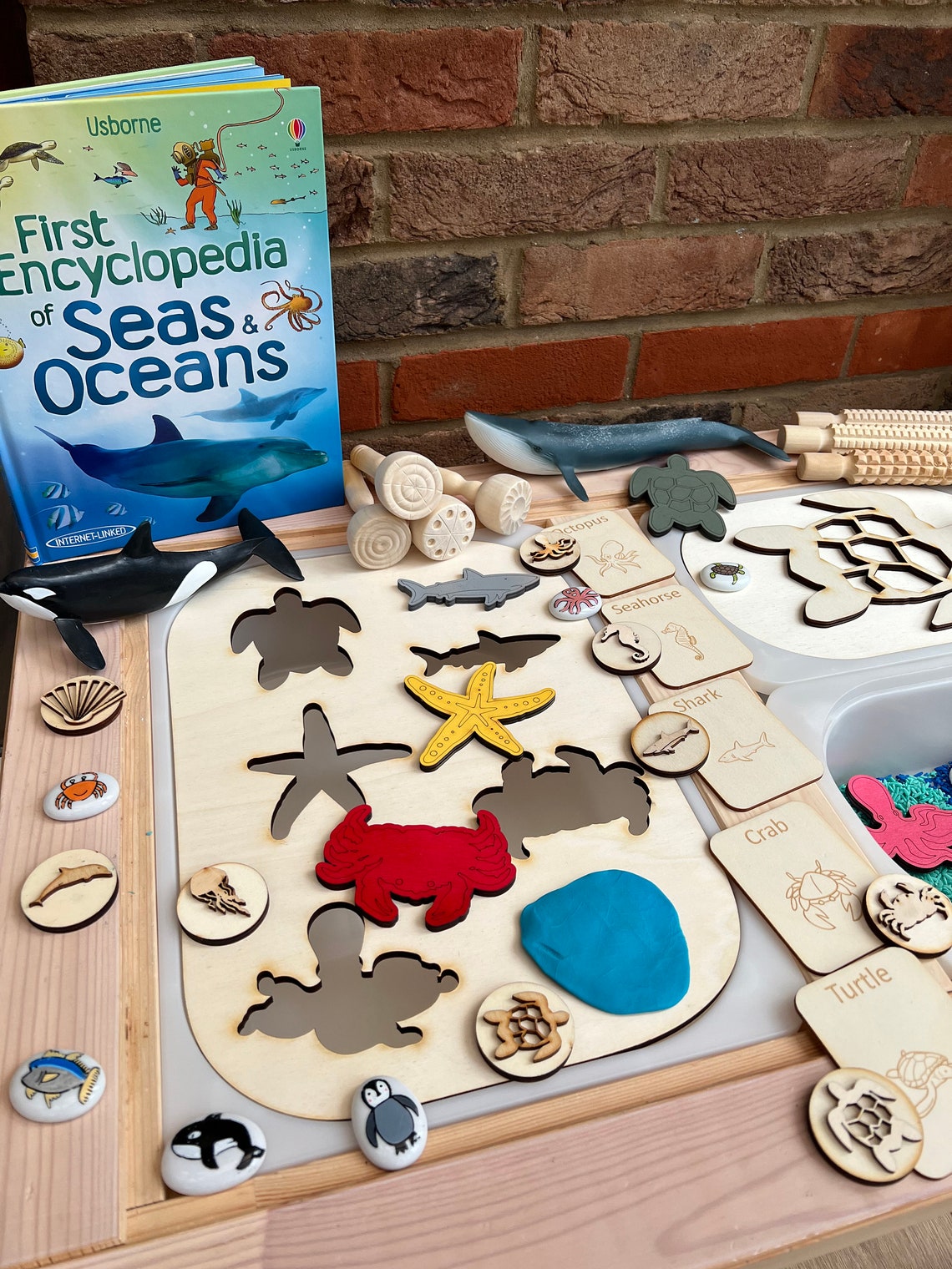 Under the Sea Sensory Play Set Up Montessori Learning Wooden - Etsy UK