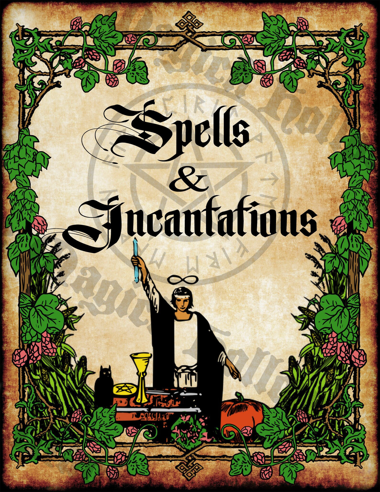 Printable Spell Book Title Pages / Book of Shadows - Etsy