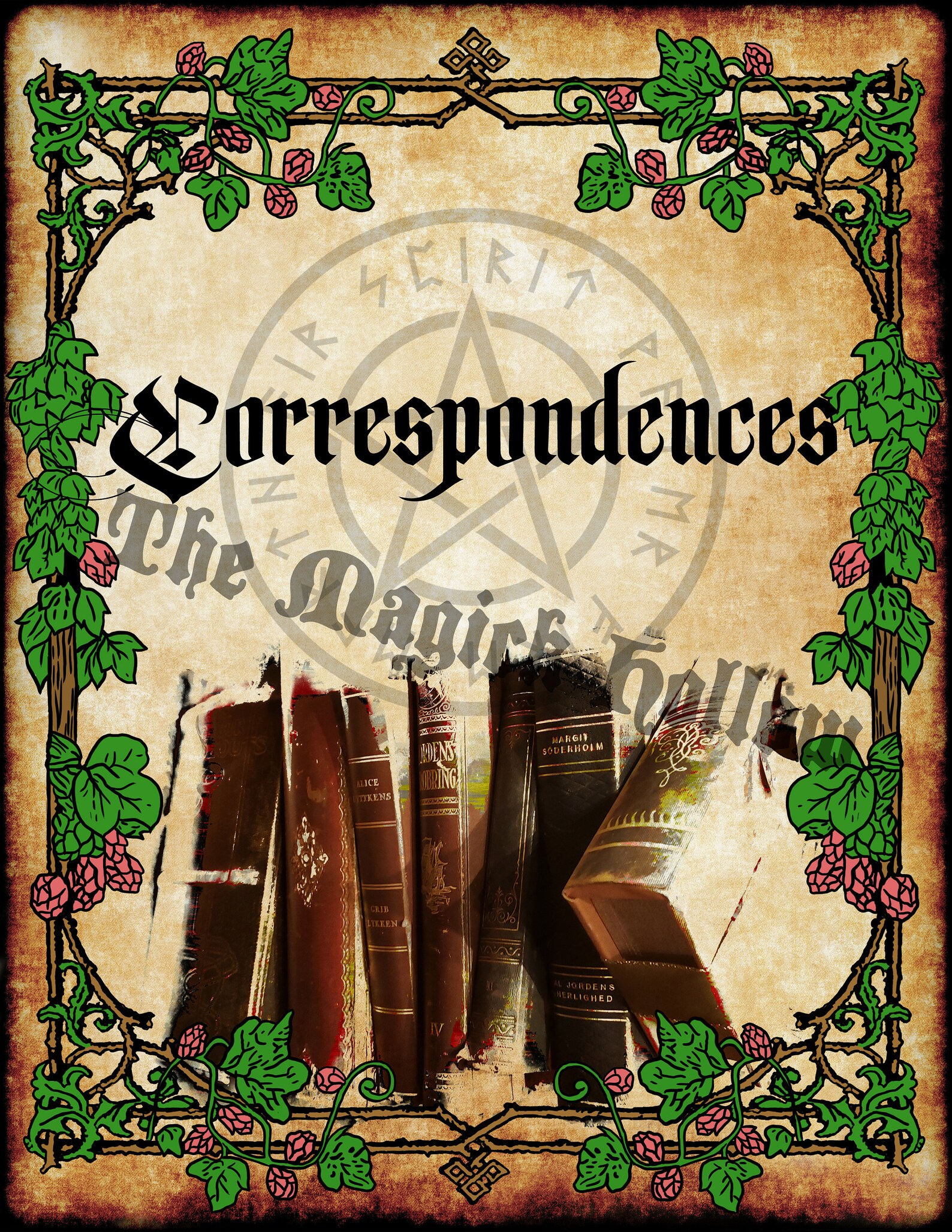 Printable Spell Book Title Pages / Book of Shadows Downloadable ...