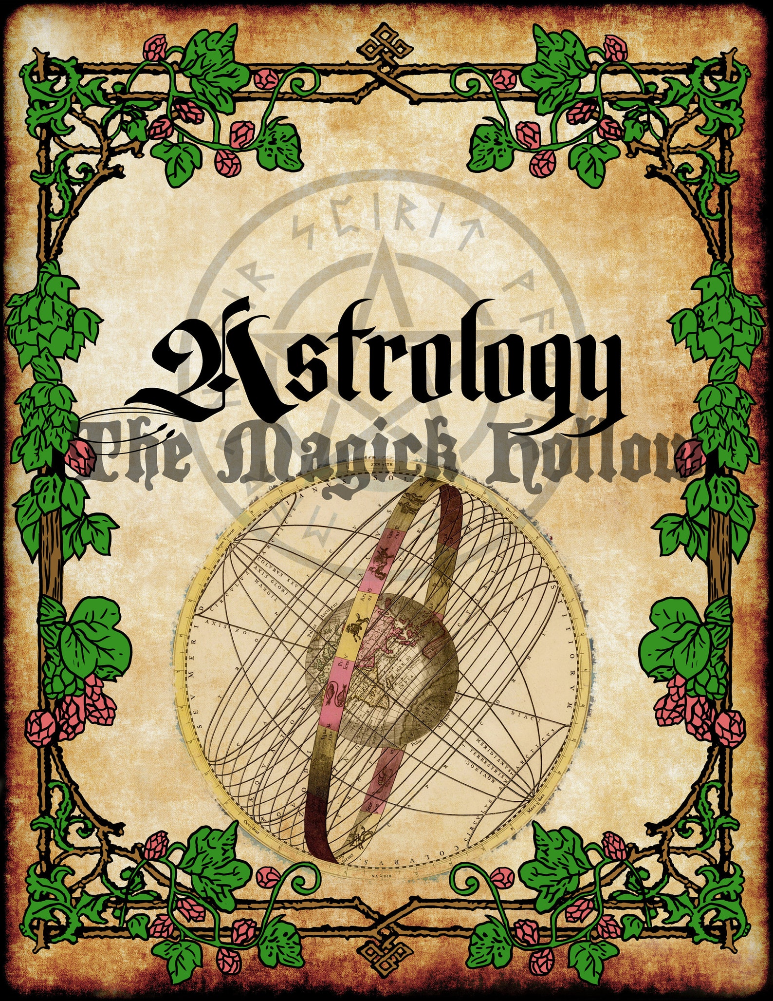 Printable Spell Book Title Pages / Book of Shadows Downloadable ...