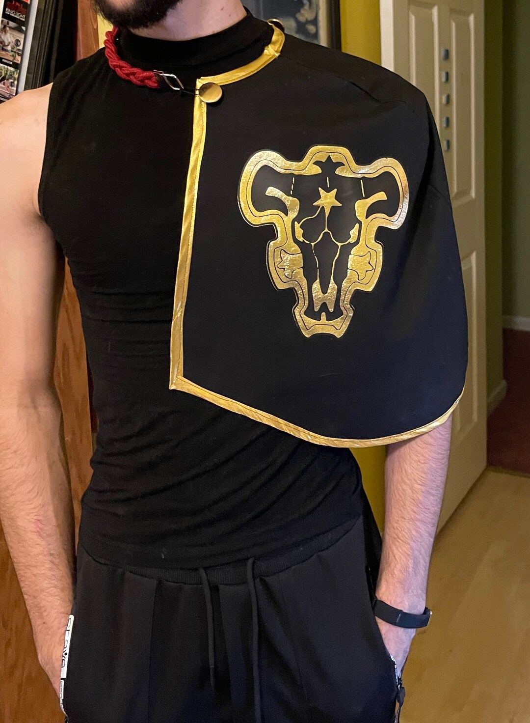 Black Clover Asta Black Bull Cloak Cape - Etsy Australia