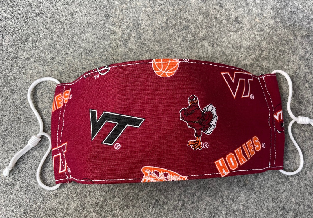 Virginia Tech Hokies 3D Anti Fog Mask With Nose Wire and Adjustable ...
