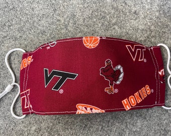 Virginia Tech Mask - Etsy