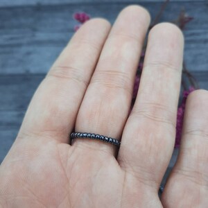 Flexible ACE Pride Asexual Beaded Minimalist Ring, LGBTQ Flag Ring, ACE ...