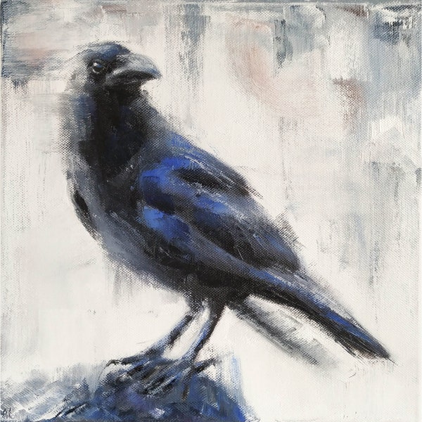 Raven Artwork - Etsy