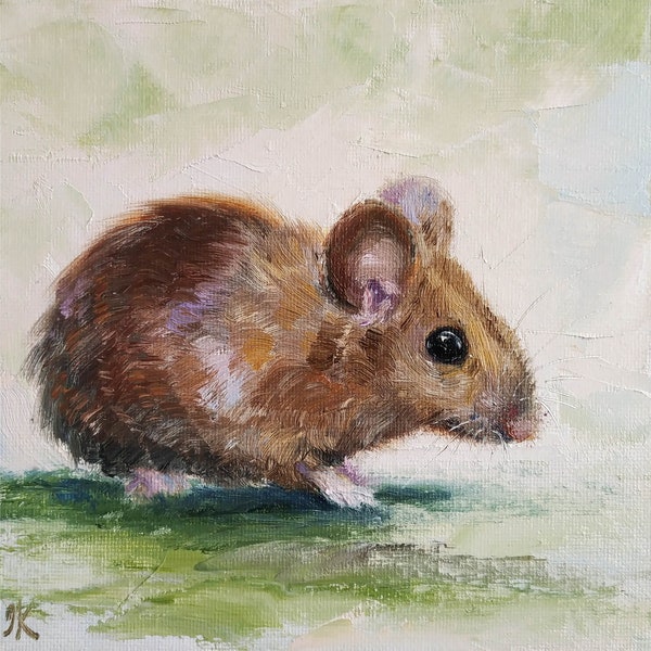 Mouse Painting - Etsy