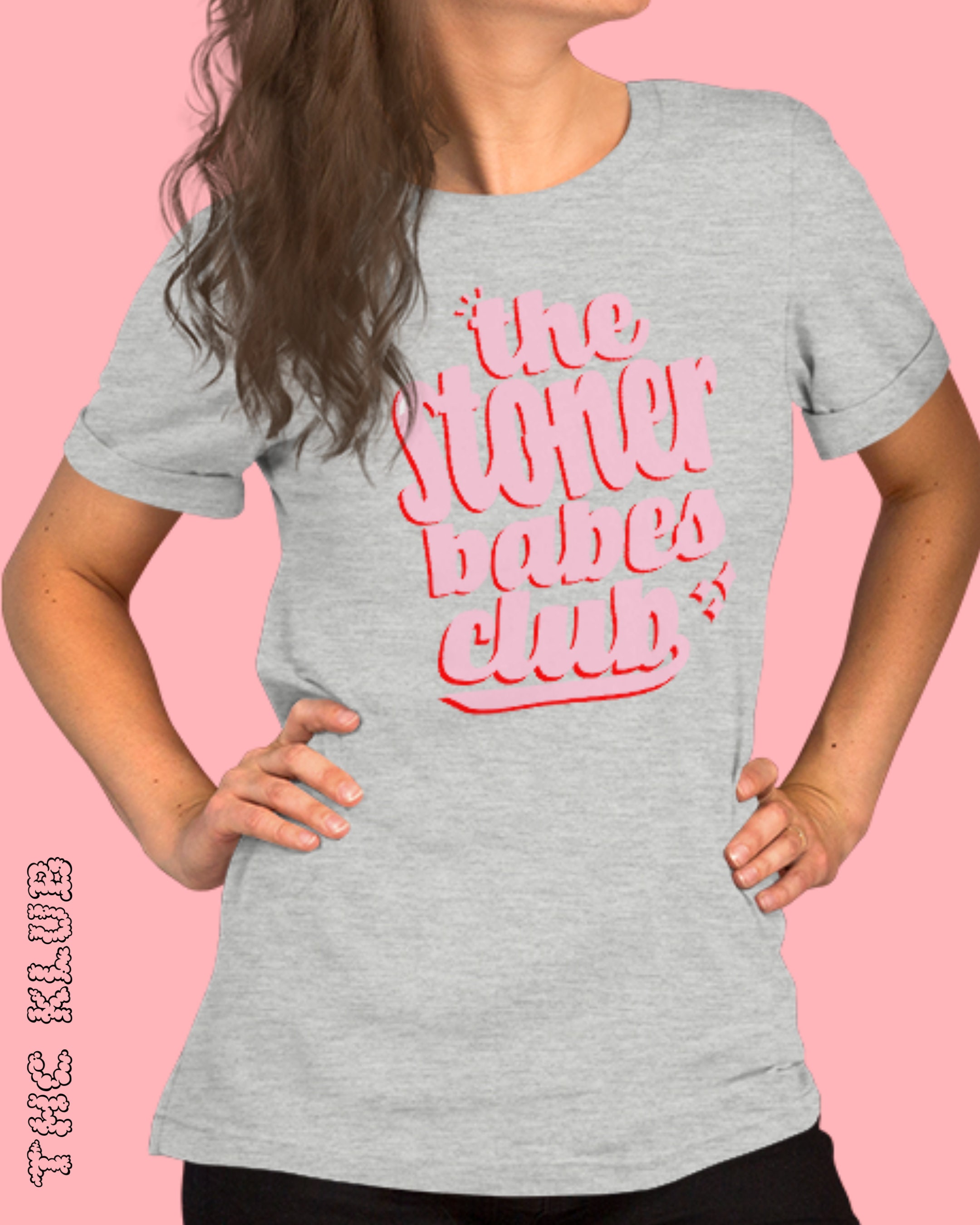 Stoner Babes Club T-shirt Cute Stoner shirt Weed shirt | Etsy