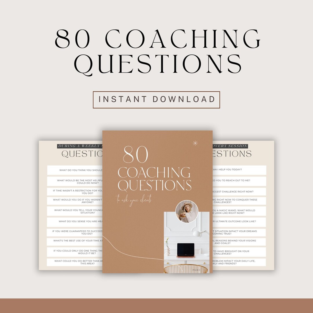 80 Coaching Questions | Life Coach | Health Coach | Questions PDF ...