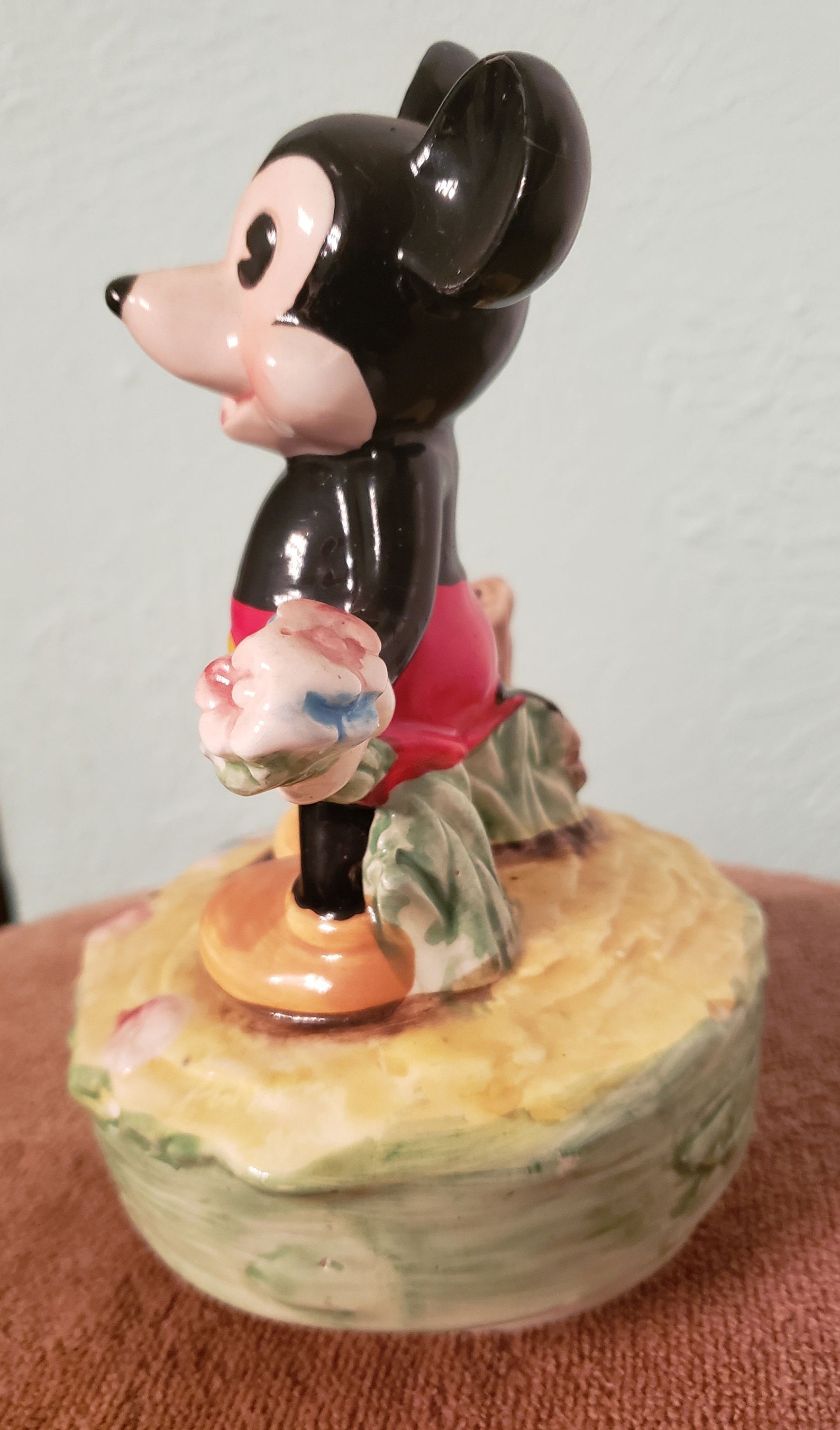 Mickey Mouse Music Box Made by Schmid Bros Ceramic/plastic | Etsy