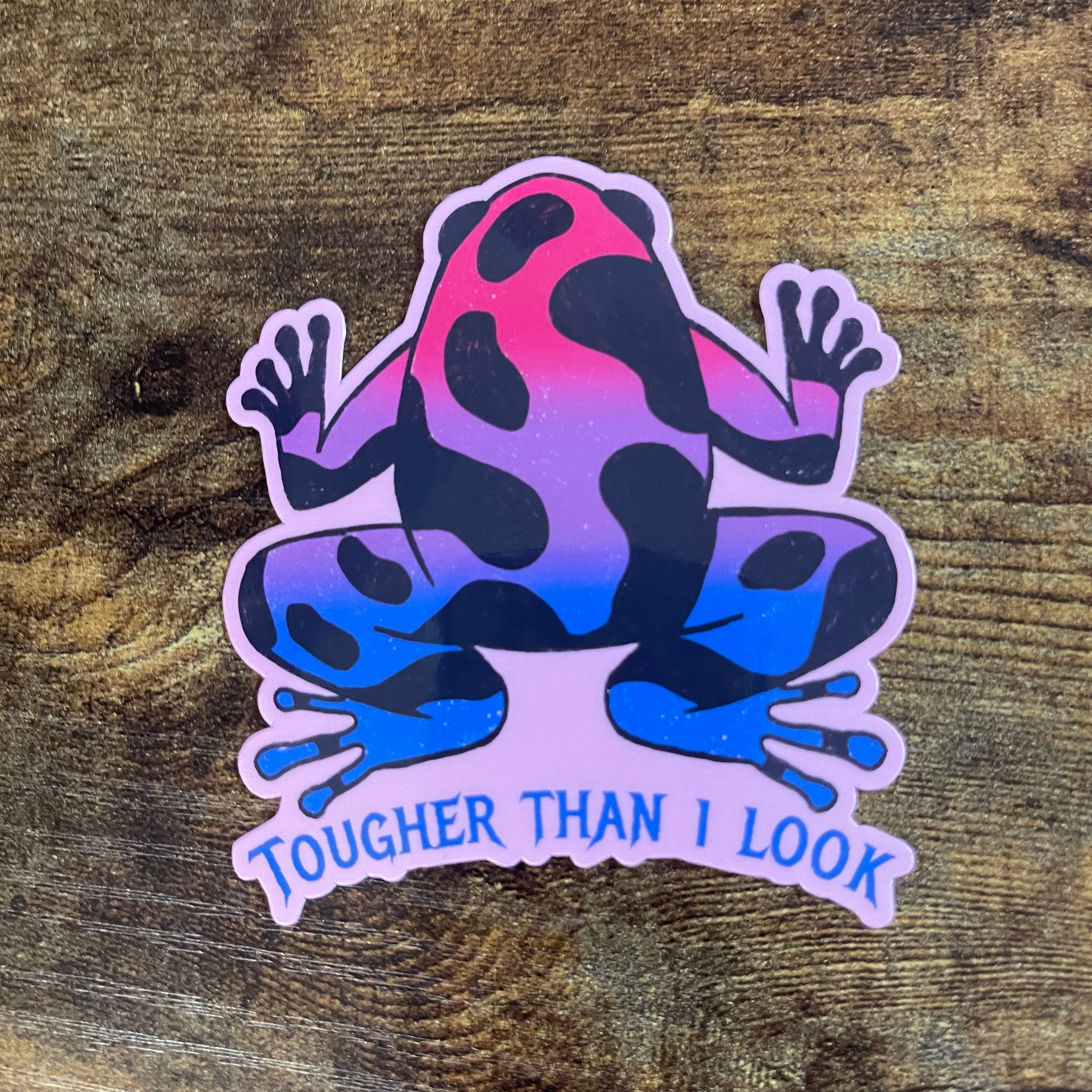 LGBT Pride Flag Frog Stickers, for Laptop, Water Bottles, Pride Flag ...