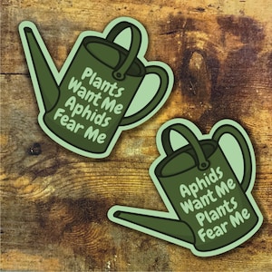 Plants Want Me Aphids Fear Me, Gift for Plant Enthusiast, Houseplant ...