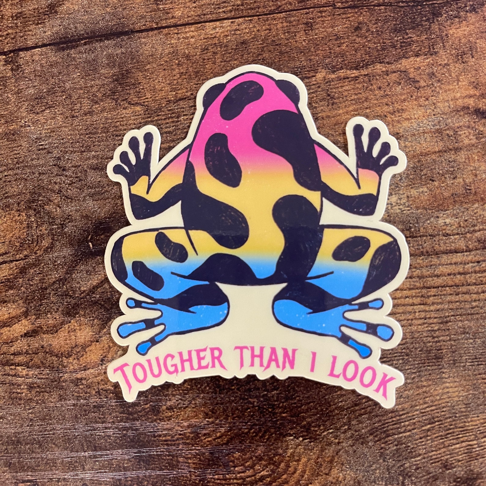 LGBT Pride Flag Frog Stickers, for Laptop, Water Bottles, Pride Flag ...