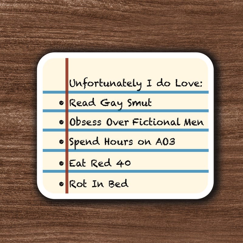 Fanfiction Notebook - Etsy