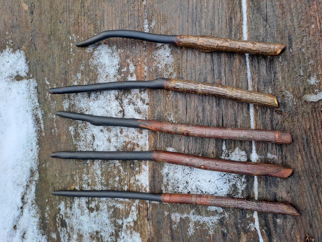 Rowan Wood "black" Wand Limited, Real Magic Wand, Wizard Wand, Spell ...