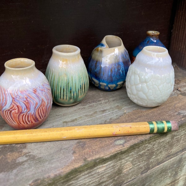 Pottery Bud Vase - Etsy