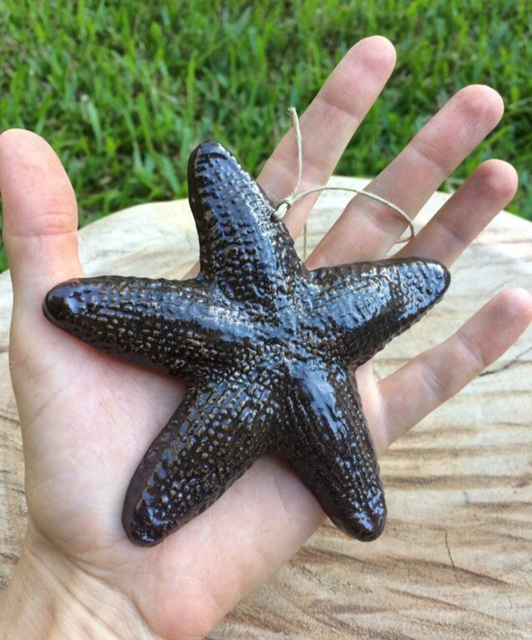 Handmade Sea Star Ornament Handmade Starfish Pottery Ornament Sea Star ...
