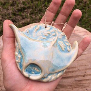 Manta Ray Ornament Ceramic Manta Ray Pottery Manta Ray | Etsy