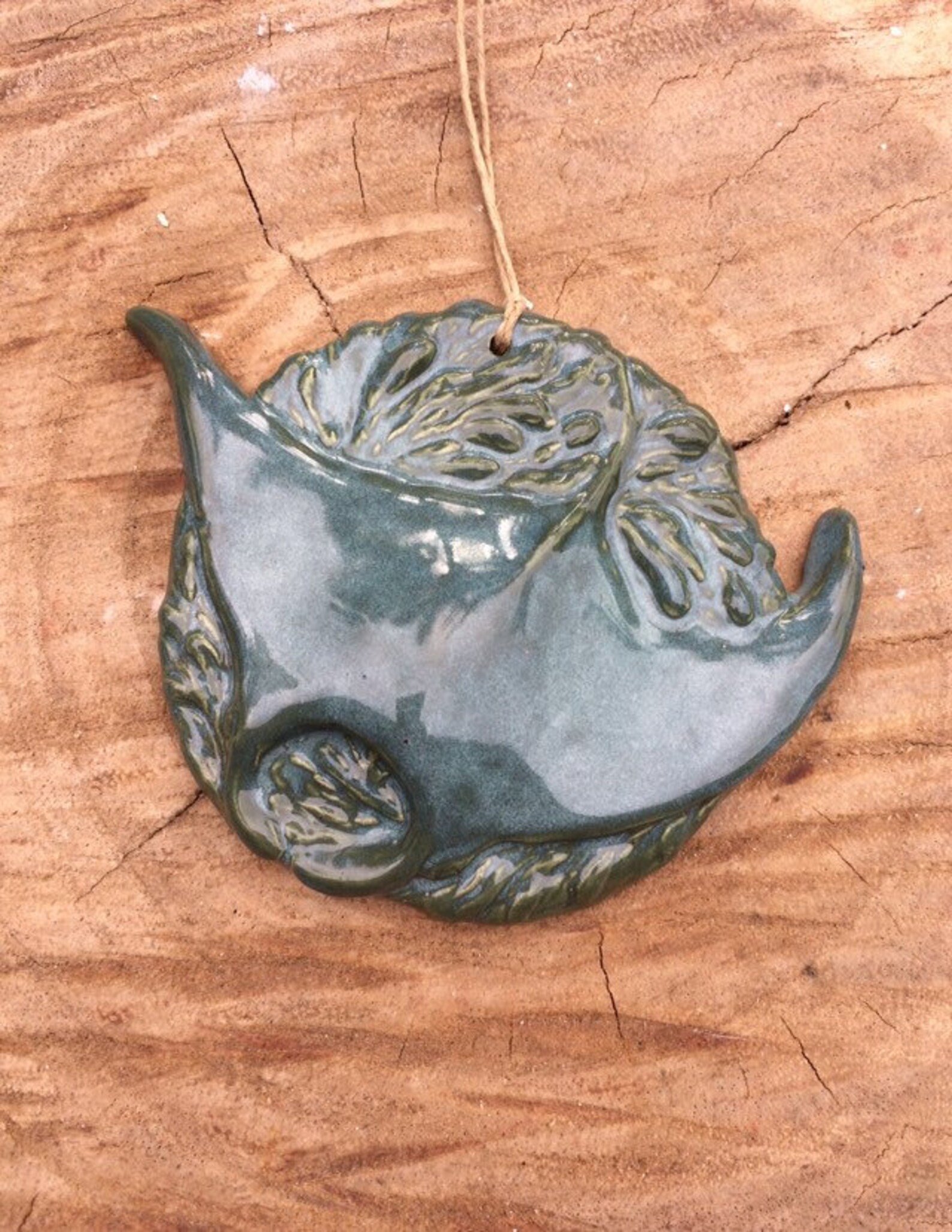 Manta Ray ornament ceramic manta ray pottery manta ray | Etsy
