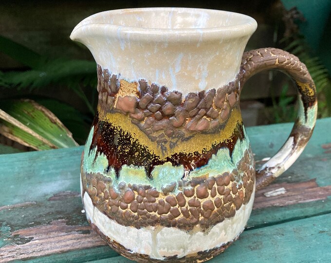 Earth Strata Wheelthrown Pitcher Handmade Pottery Pitcher Handmade ...
