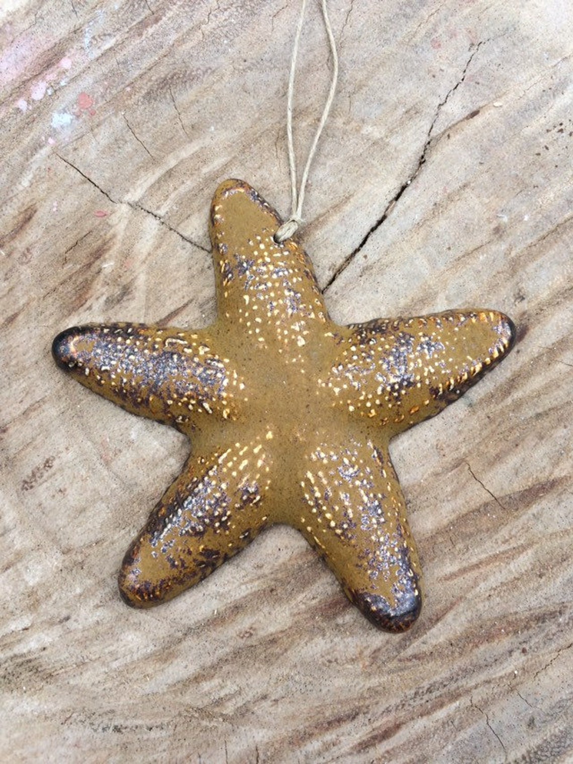 Handmade Sea Star Ornament Handmade Starfish Pottery | Etsy