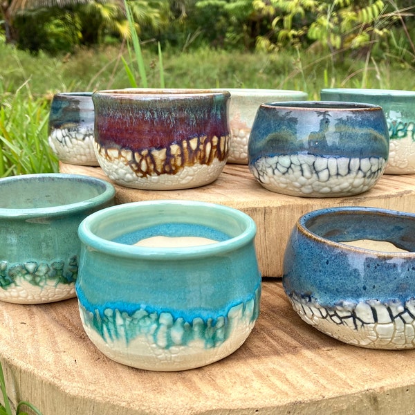 Small Handmade Pottery Planters - Etsy