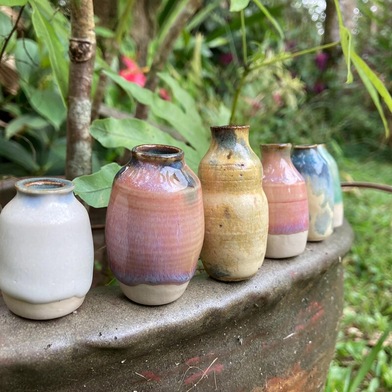 Pottery Bud Vase - Etsy