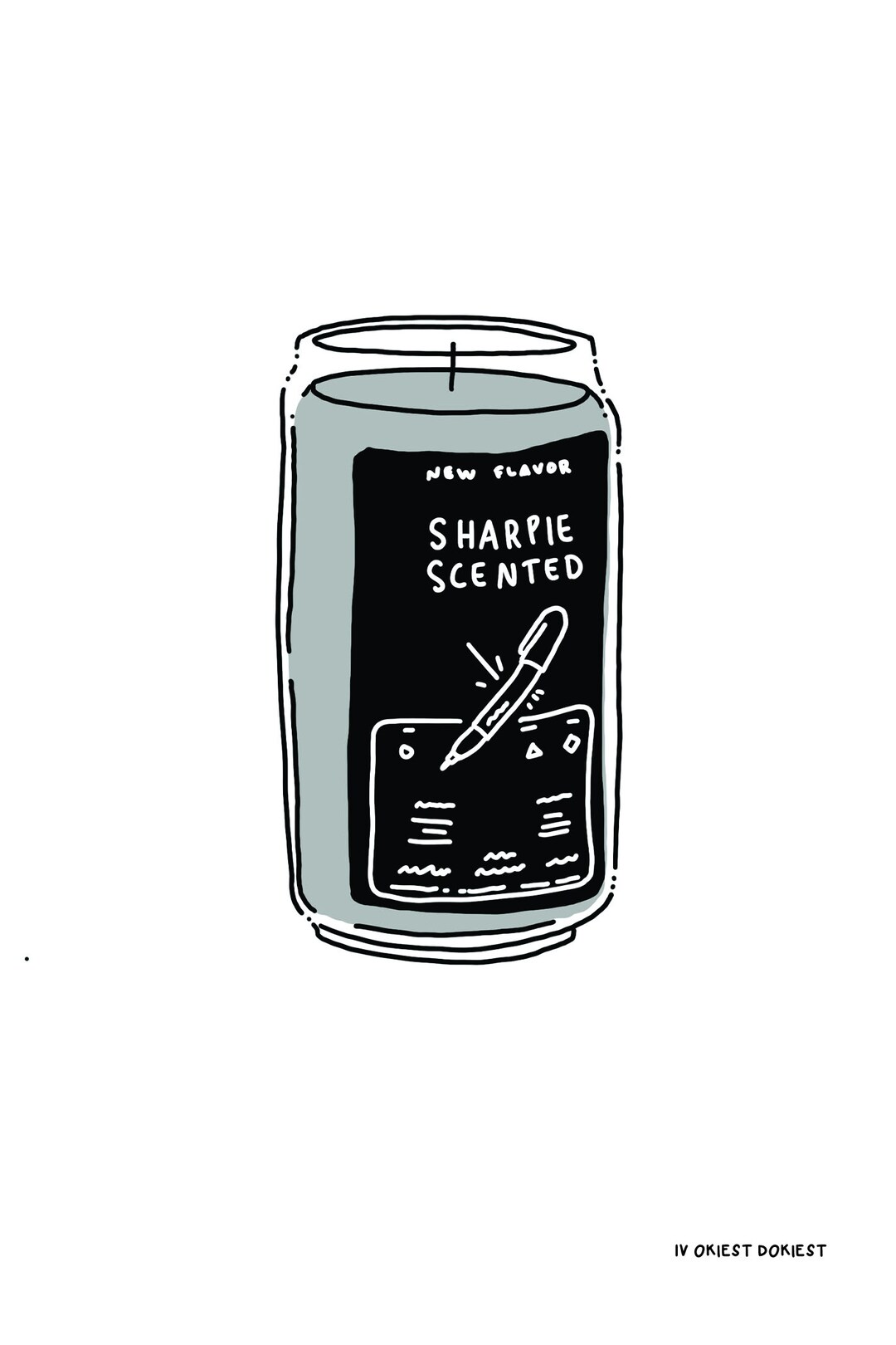 SHARPIE SCENTED CANDLE V1 - Etsy