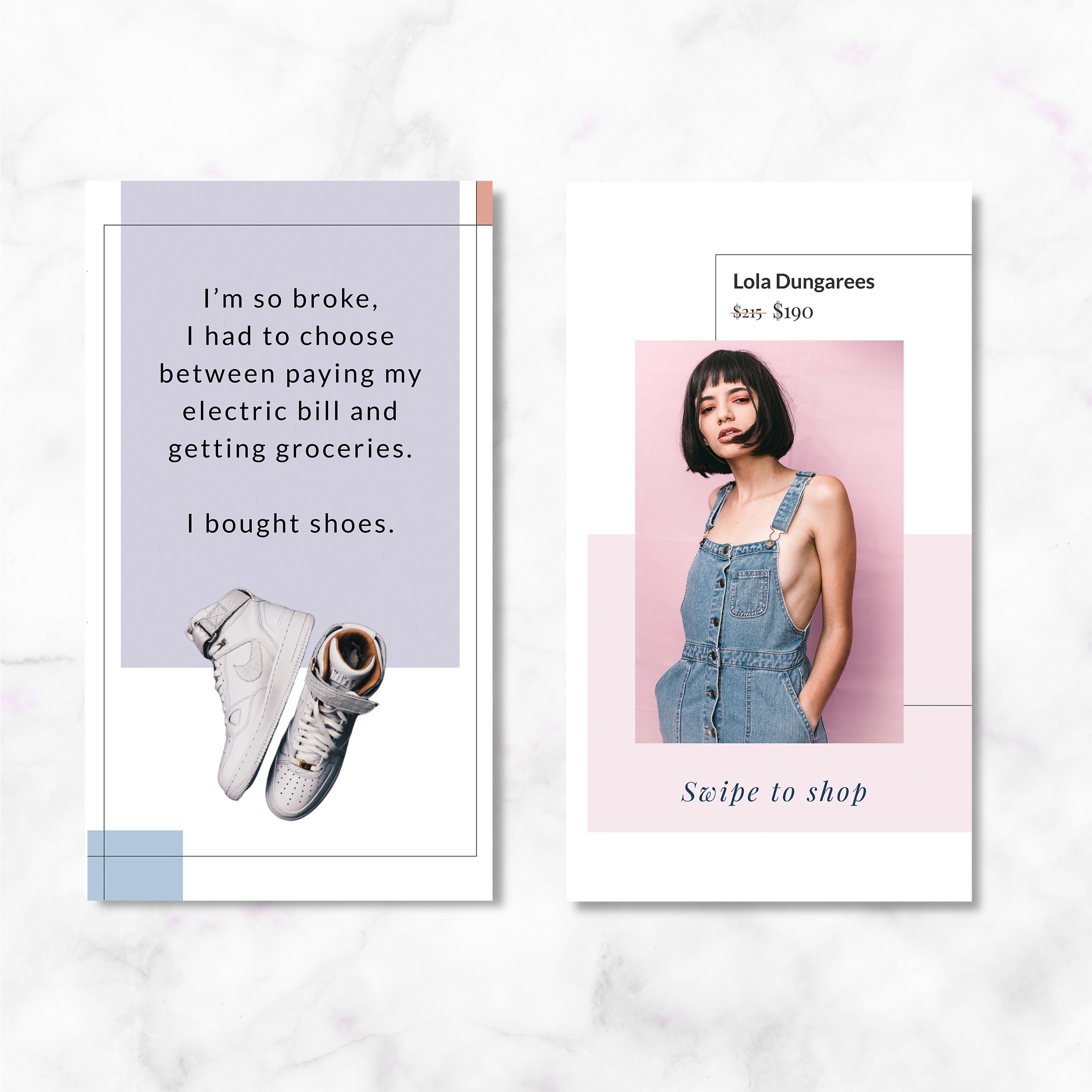 Instagram Story Template Bundle Ecommerce Bundle 12 Editable Files ...
