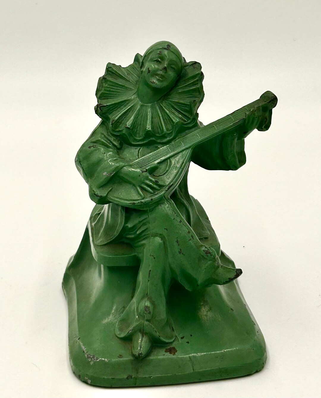 Harlequin Jester Musician Art Deco Metal Sculpture - Etsy