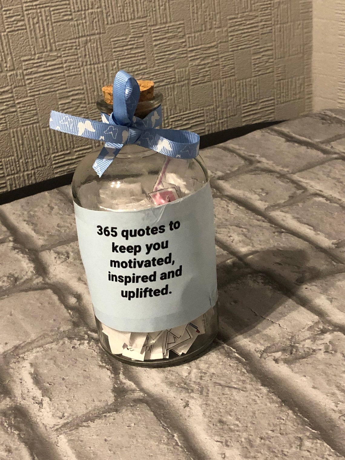 365 notes jar 365 day jar for boyfriend quote jar quotes | Etsy