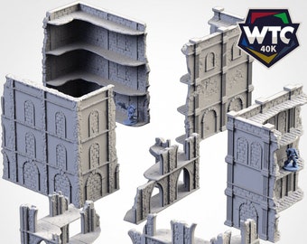 WTC 40k Terrain City Ruins 2 by Battle Tech Txarli Factory - Etsy